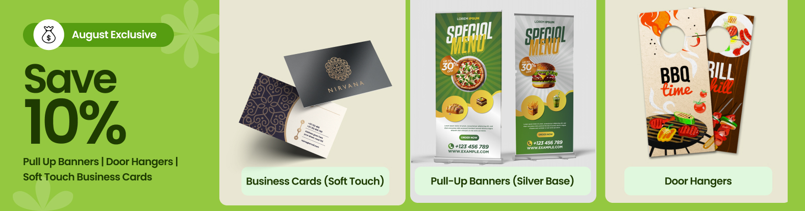 August Monthly Promotion