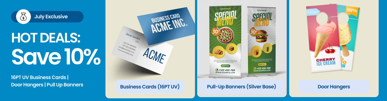 July Monthly Promotion